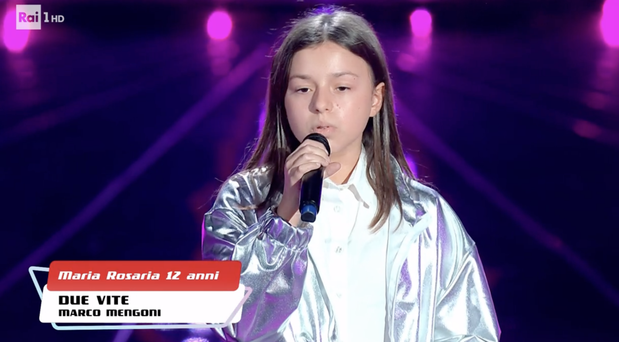 Benevento a The Voice Kids: la 12enne Maria Rosaria incanta pubblico e ...